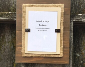 Wood plank frame | Etsy