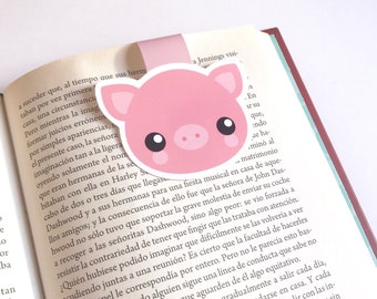 Pig bookmark | Etsy
