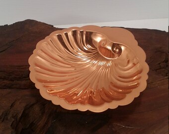 Brass shell dish | Etsy