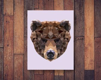 Polygon animal | Etsy