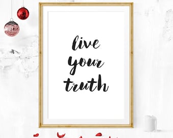Live your truth | Etsy