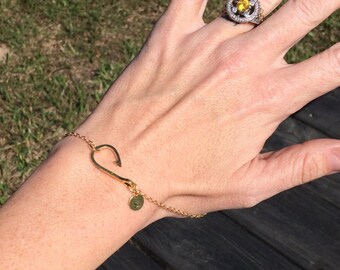 Fish hook bracelet | Etsy