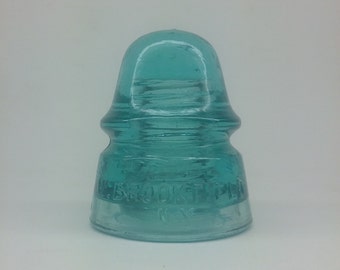 Blue glass insulator | Etsy