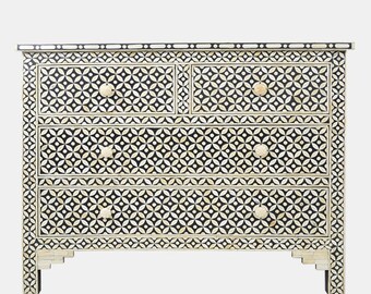 Bone inlay dresser | Etsy