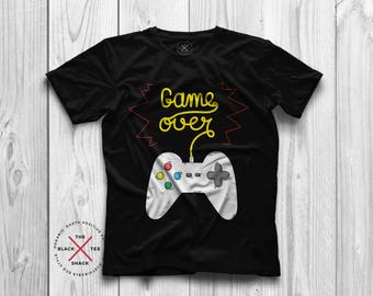 Game over tshirt | Etsy