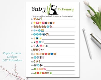 Baby pictionary | Etsy