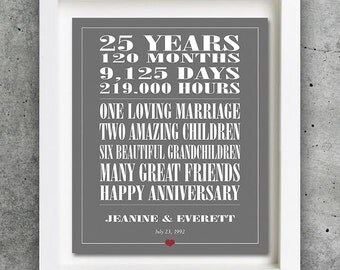 Married 25 years | Etsy