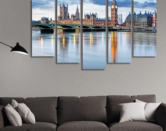 London canvas | Etsy