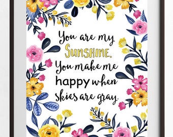 Sunshine poem | Etsy