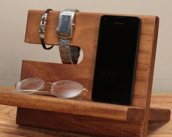 Wood watch stand | Etsy