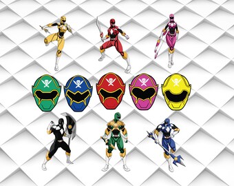 Power rangers | Etsy