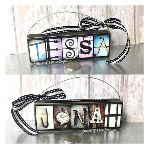 Custom Name Ornament Sign Wooden Christmas Ornament Baby Boy Custom Name Ornament Sign Wooden Christmas Ornament Baby Boy