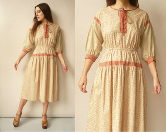 Prairie style dress | Etsy