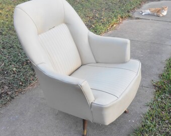 Mcm swivel chair | Etsy