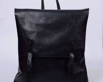 Leather backpack | Etsy