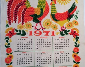 Retro calendar | Etsy