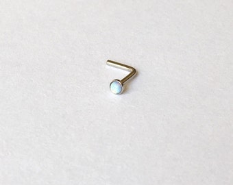 Flat nose stud | Etsy