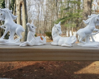 Unicorn figurines | Etsy