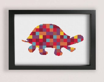 Turtle cross stitch | Etsy