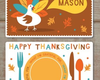 Kids Spanish Number and Food Chart Placemat by BebeBilingual