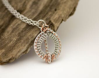 Woven wire jewelry | Etsy