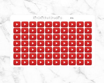 Youtube play button | Etsy