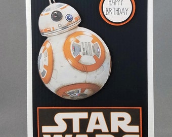 Bb8 birthday card | Etsy