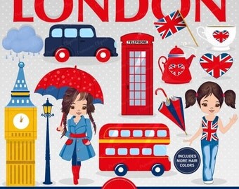 British clipart | Etsy