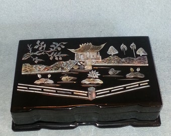 Asian jewelry box | Etsy