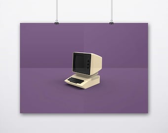 Apple poster | Etsy
