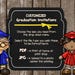 Kindergarten Graduation Invitation Announcement Chalkboard
