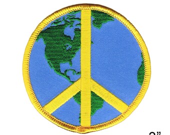 Peace sign patch | Etsy