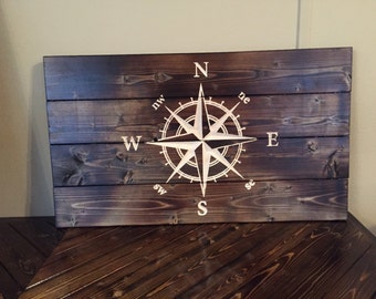 Compass rose gift | Etsy
