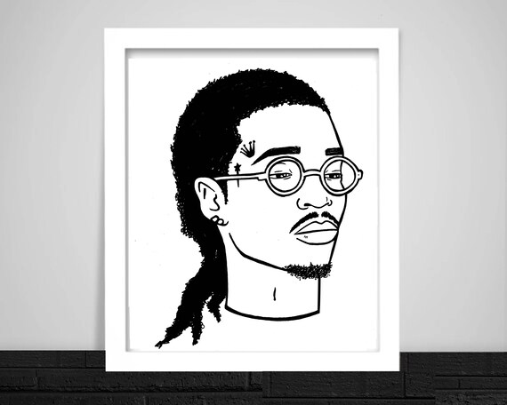 Quavo Migos Cartoon Drawing