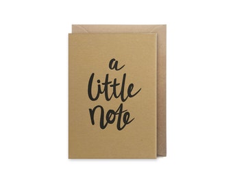Just a little note | Etsy