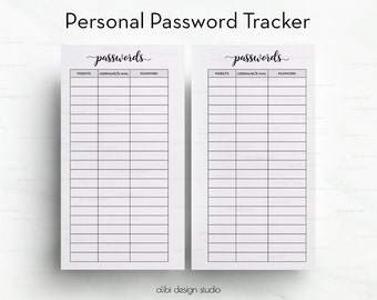 Password keeper | Etsy