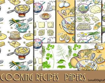 What's Cooking Digital Mini Digital Scrapbooking Mini