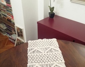 Macrame table runner | Etsy