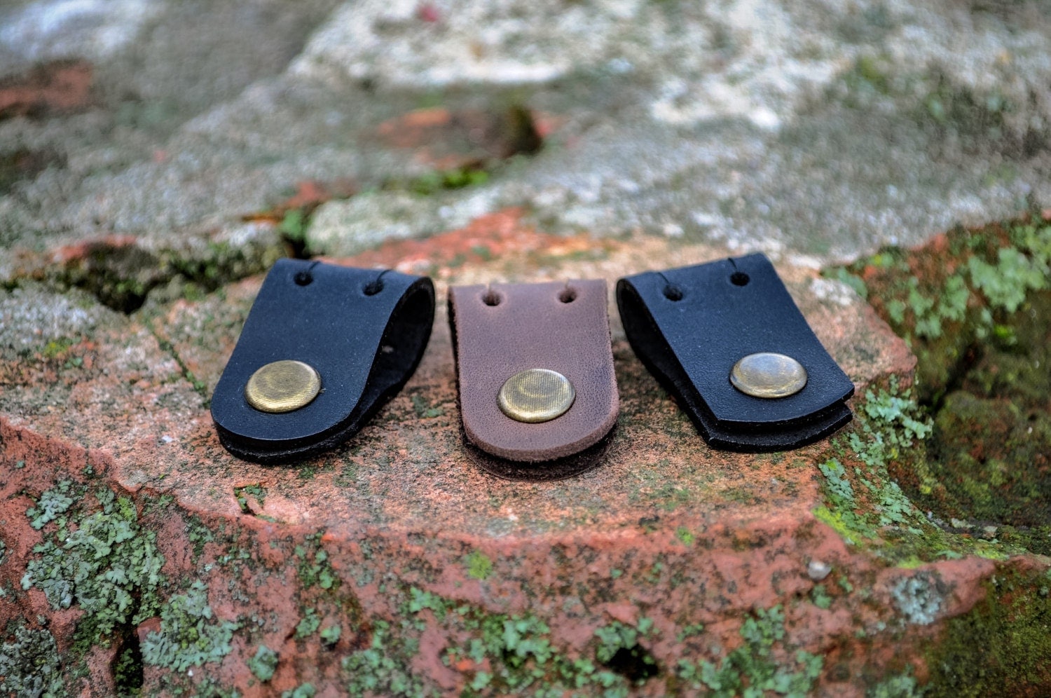 Cord holder leather cord organiser cable holder by SvernutHandMade