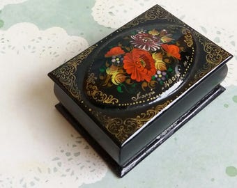 Russian lacquer box | Etsy
