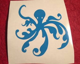 Octopus decal | Etsy