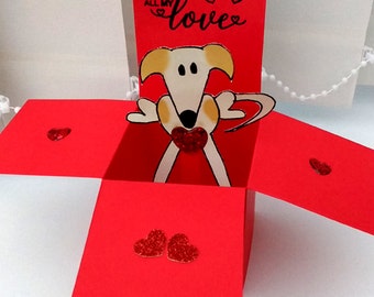 Pop up box card | Etsy