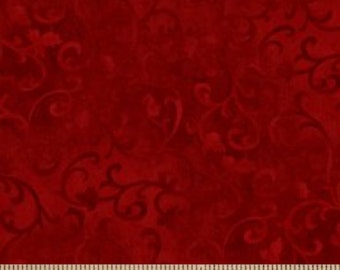 Red tonal fabric | Etsy