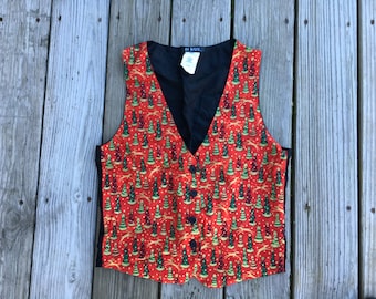 Christmas vest | Etsy