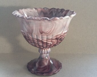 Purple slag glass | Etsy