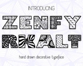 Hand crafted typefaces by DigitalTypefaceS on Etsy