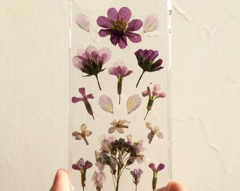 Pressed flower phone case | Etsy