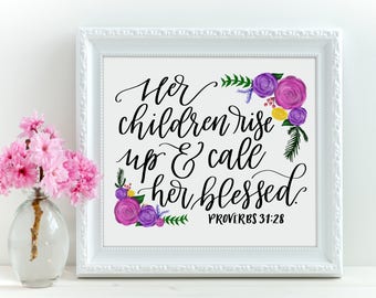 Proverbs 31 Wall Art Girl Wall Decal Dorm Room Wall Decor