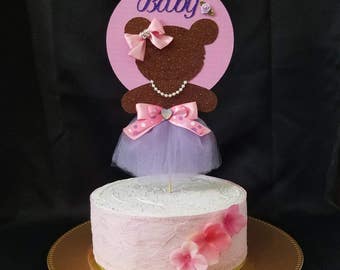 Teddy Bear Cake Topper Pink Teddy Bear Teddy Bear Birthday
