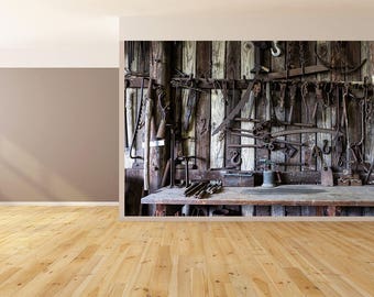 Rustic wallpaper | Etsy